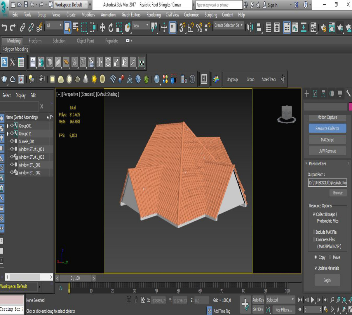 3D Realistic Roof Shingles 10 model - TurboSquid 1762168