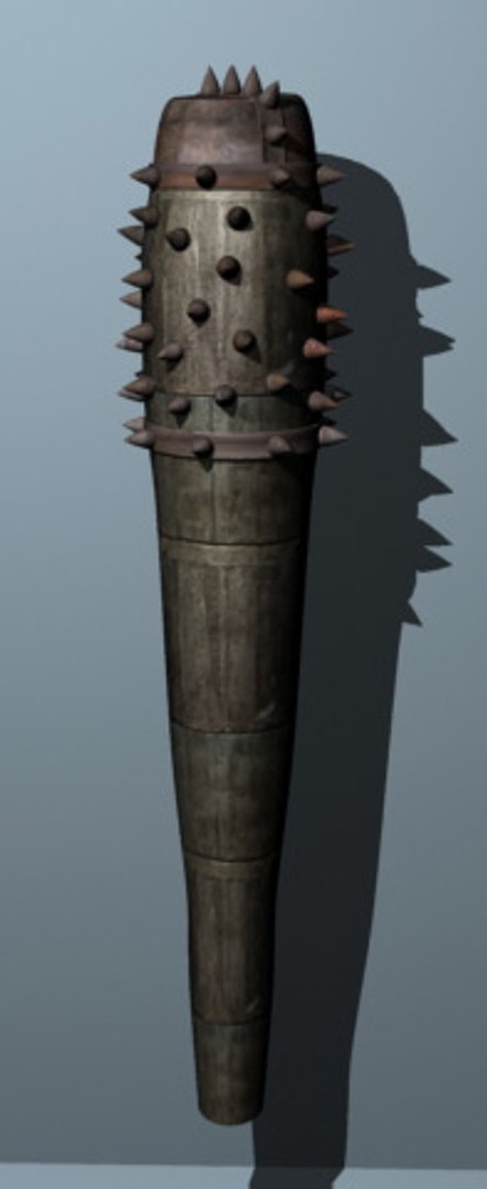 3d Model Spiked Club