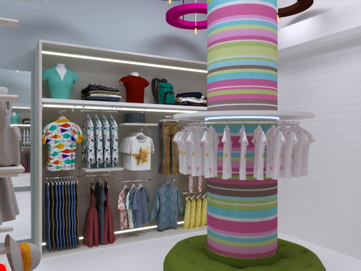 Children S Clothing Store Model - TurboSquid 1543947