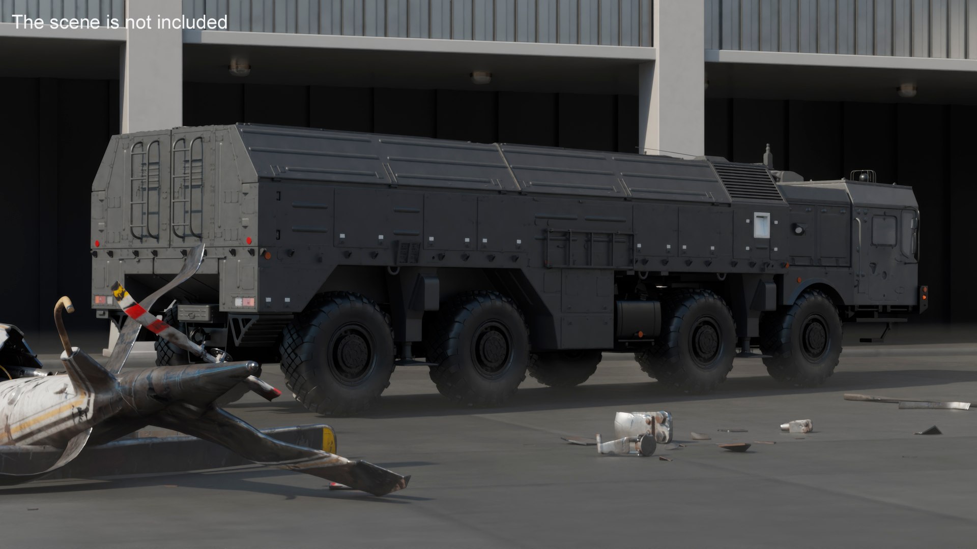 3D Military Missile Tactical Truck Rigged For Cinema 4D - TurboSquid ...