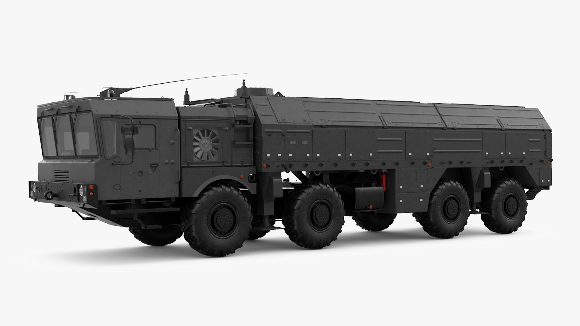 3D Military Missile Tactical Truck Rigged For Cinema 4D - TurboSquid ...
