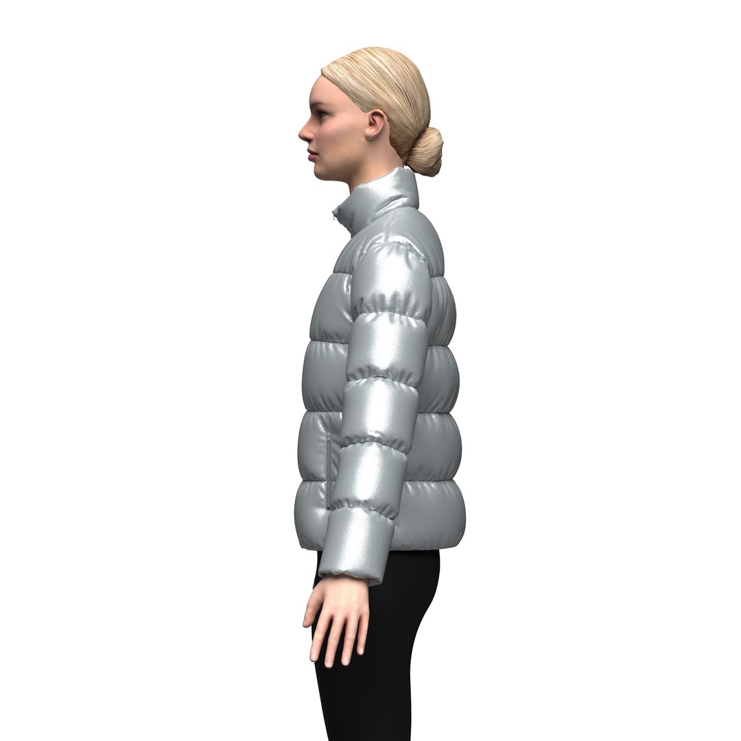 Womens Puffer Jacket 3D Model 3D Model - TurboSquid 2187571