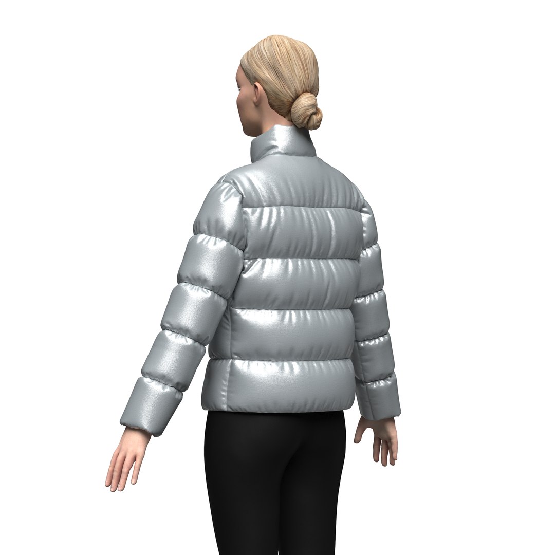Womens Puffer Jacket 3D Model 3D Model - TurboSquid 2187571