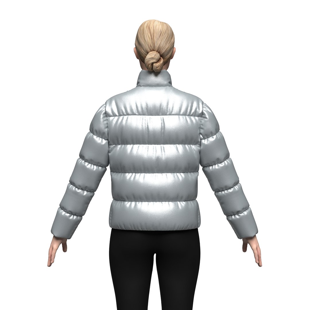 Womens Puffer Jacket 3D Model 3D Model - TurboSquid 2187571