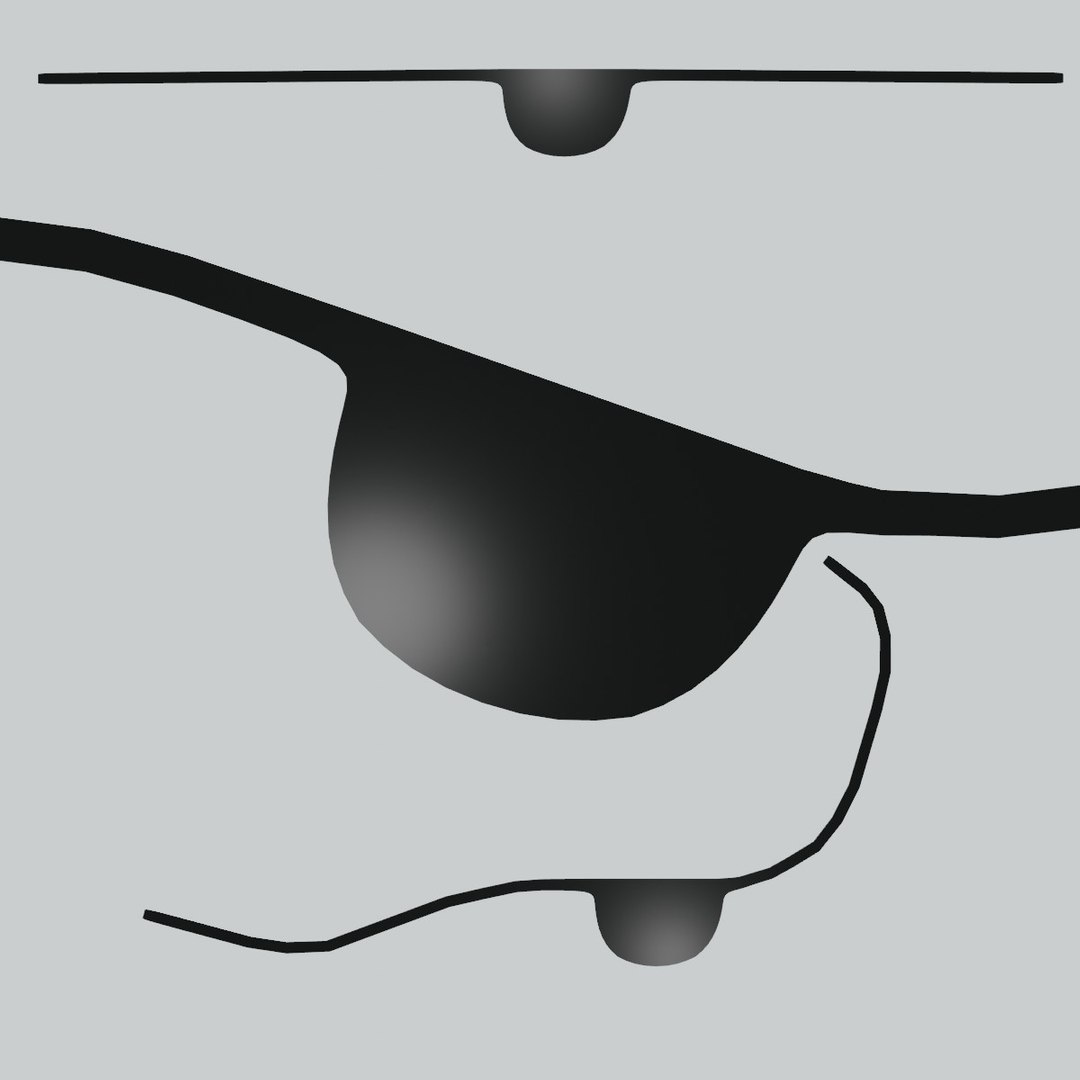 3D Rigged Eye Patch Eye Wear - TurboSquid 1742353