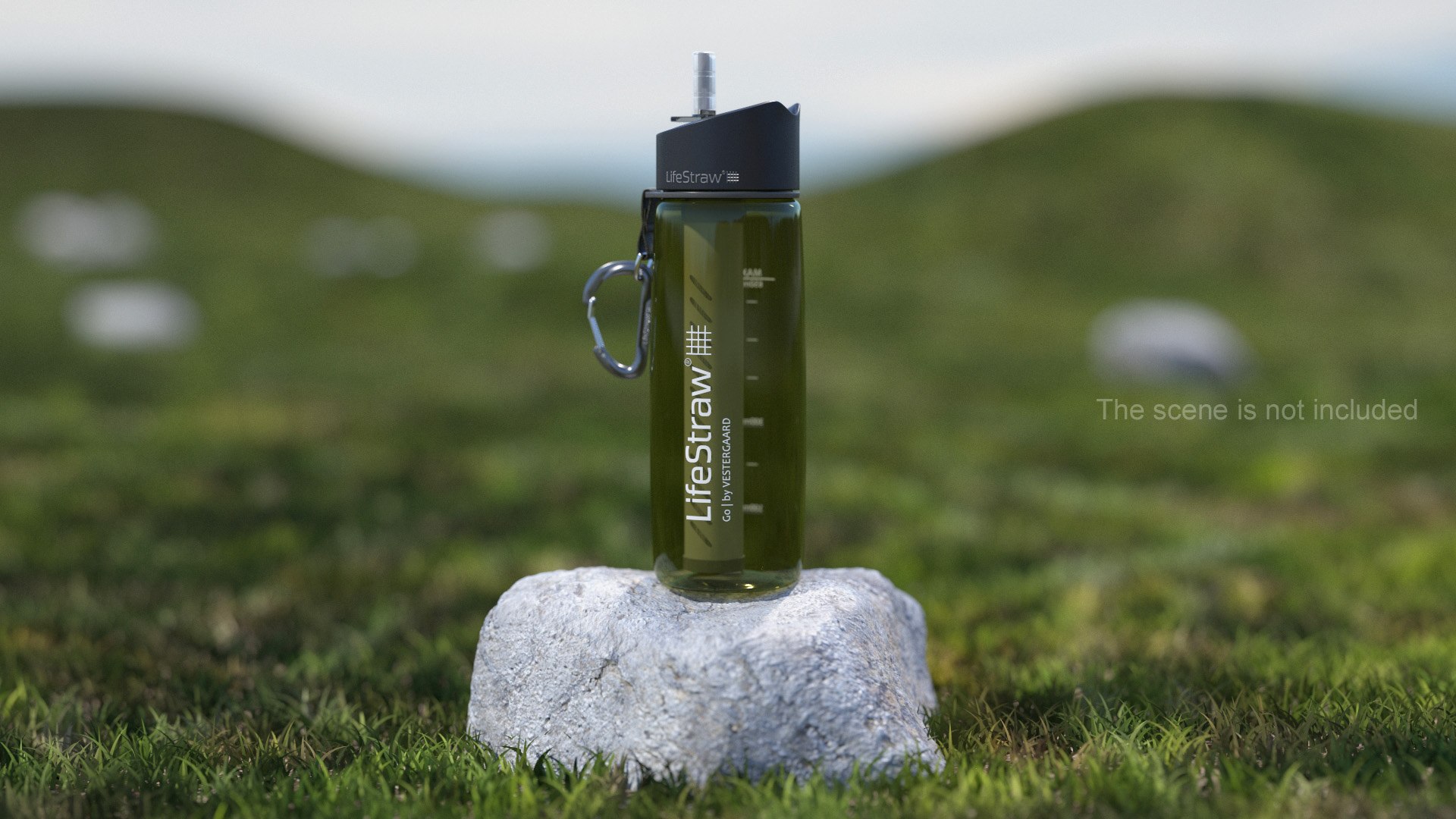 LifeStraw Go Water Filter Bottle With Integrated Filter Straw 3D Model ...