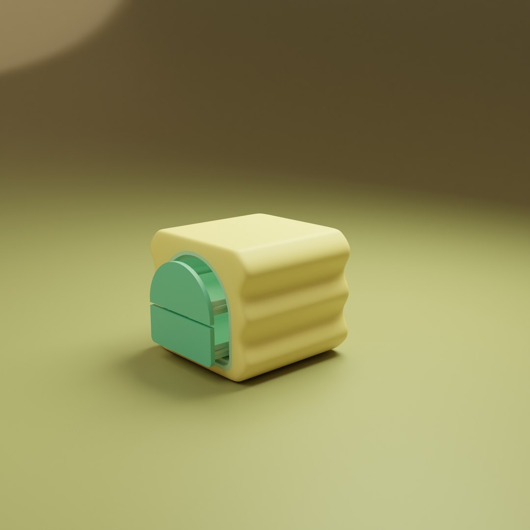 Stylized Bed Side Box Model - TurboSquid 2180419