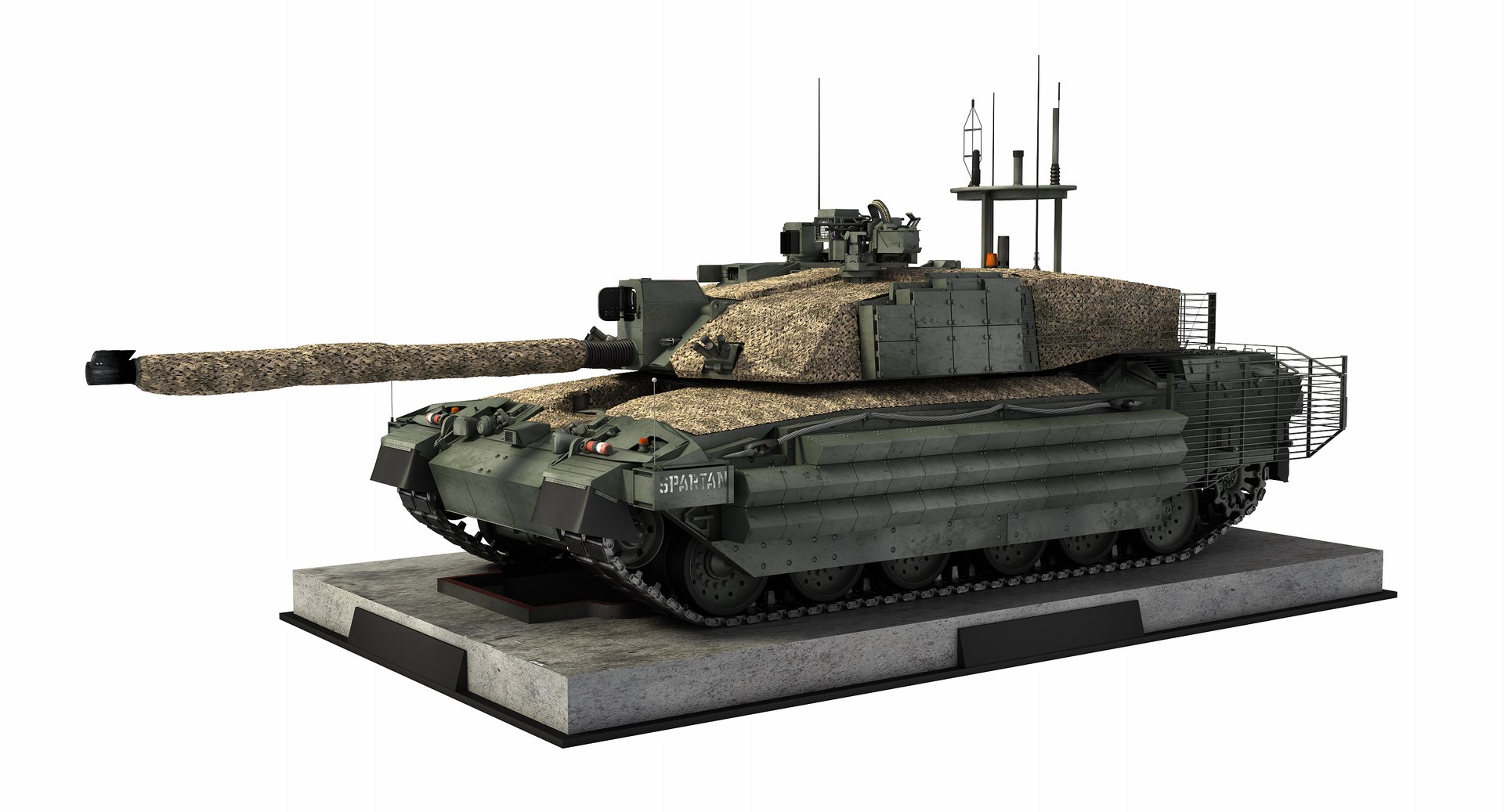 3D Challenger 2 Mbt Model - TurboSquid 1381800
