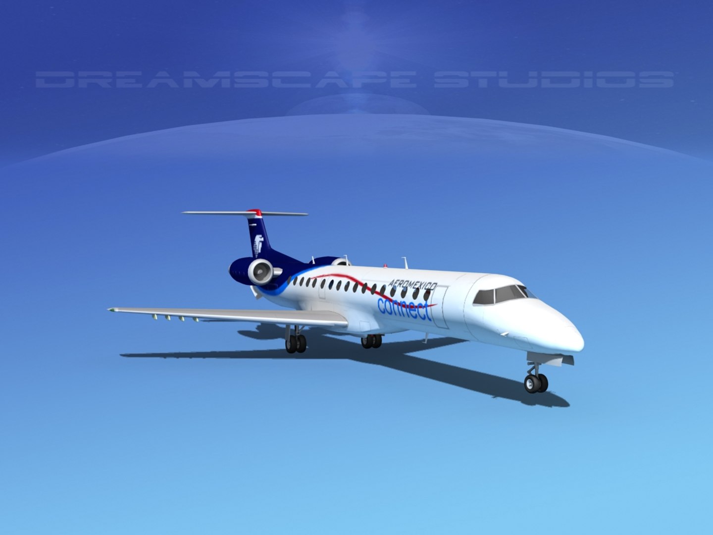 3d Embraer Erj
