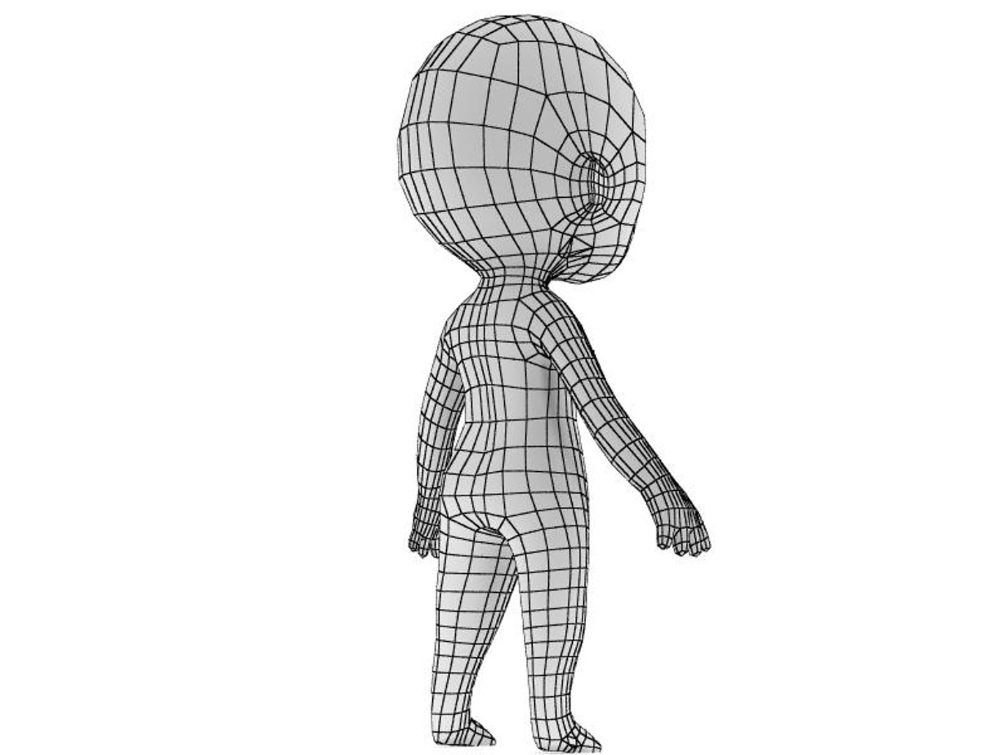 Chibi Base Mesh 3d Max