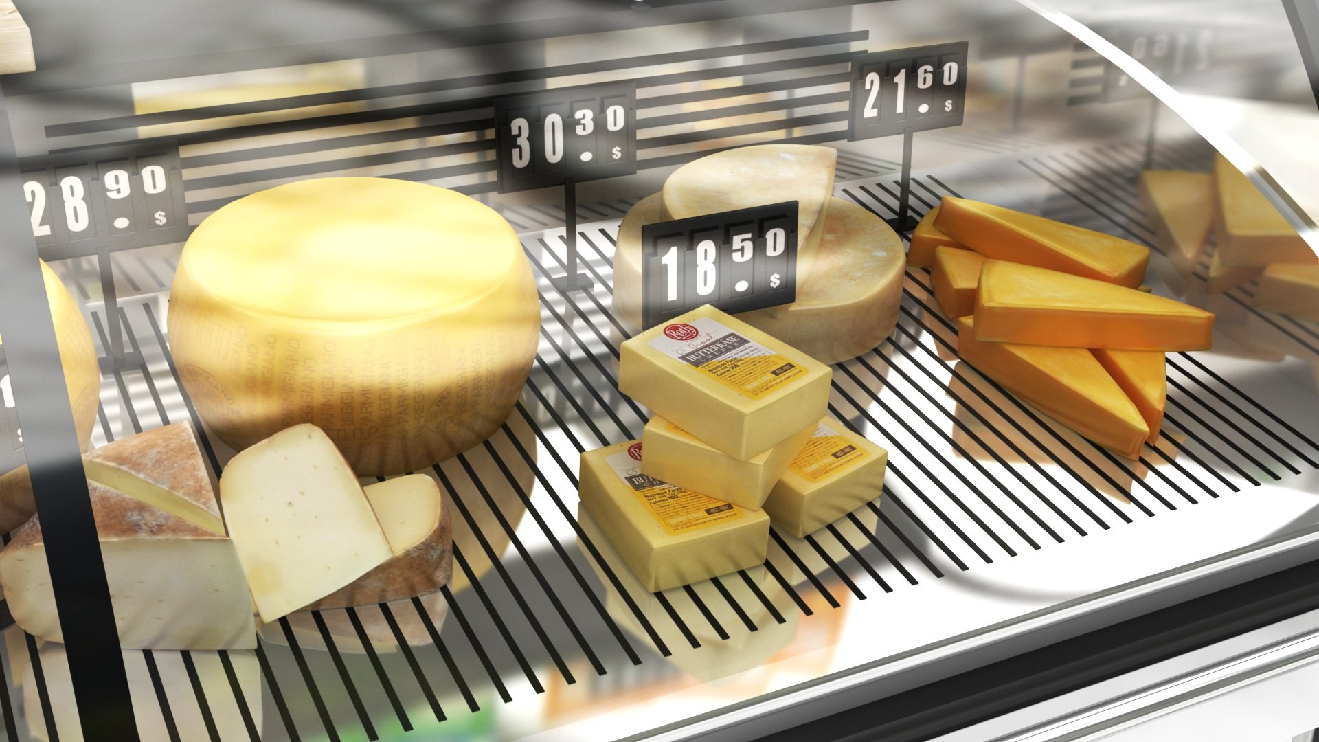 3D Cheese Display Stand - TurboSquid 1594459