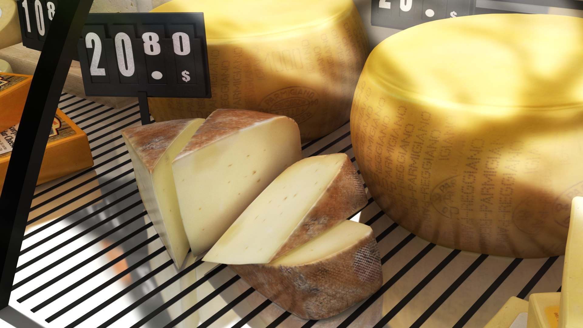 3D Cheese Display Stand - TurboSquid 1594459