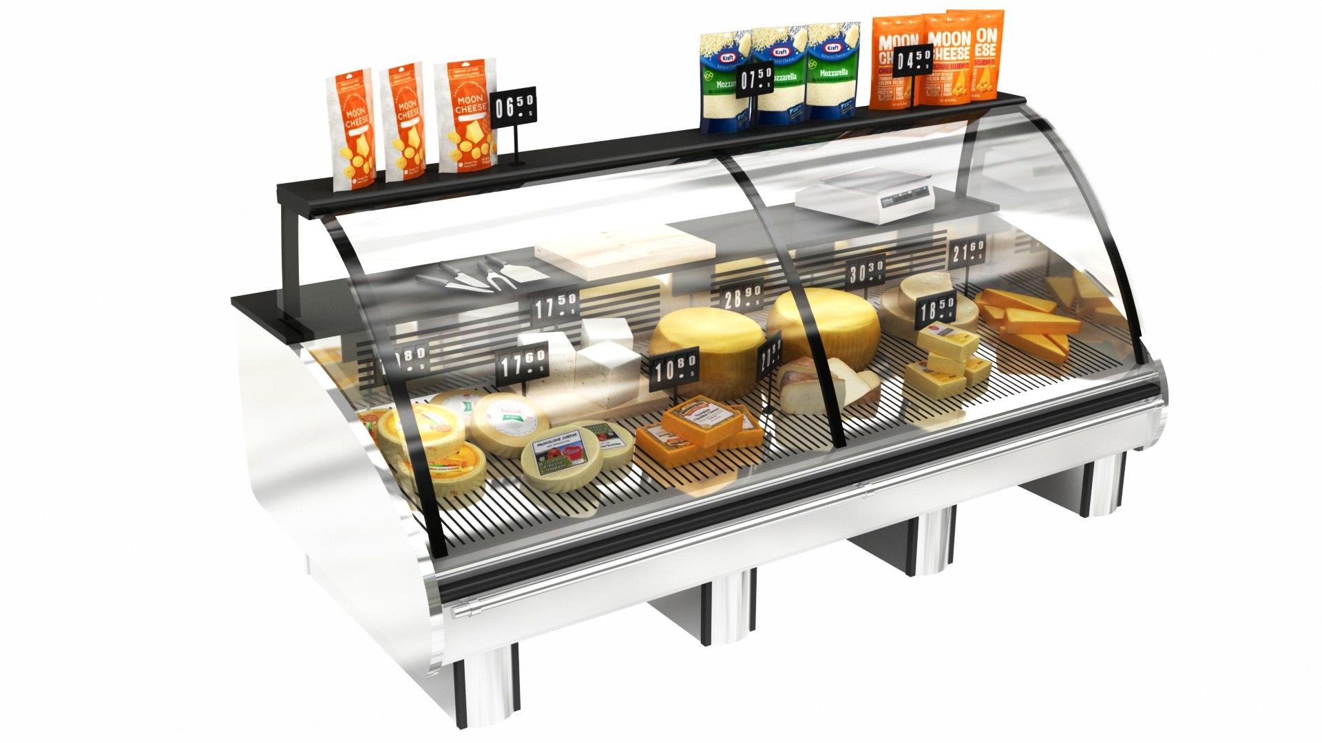 3D Cheese Display Stand - TurboSquid 1594459