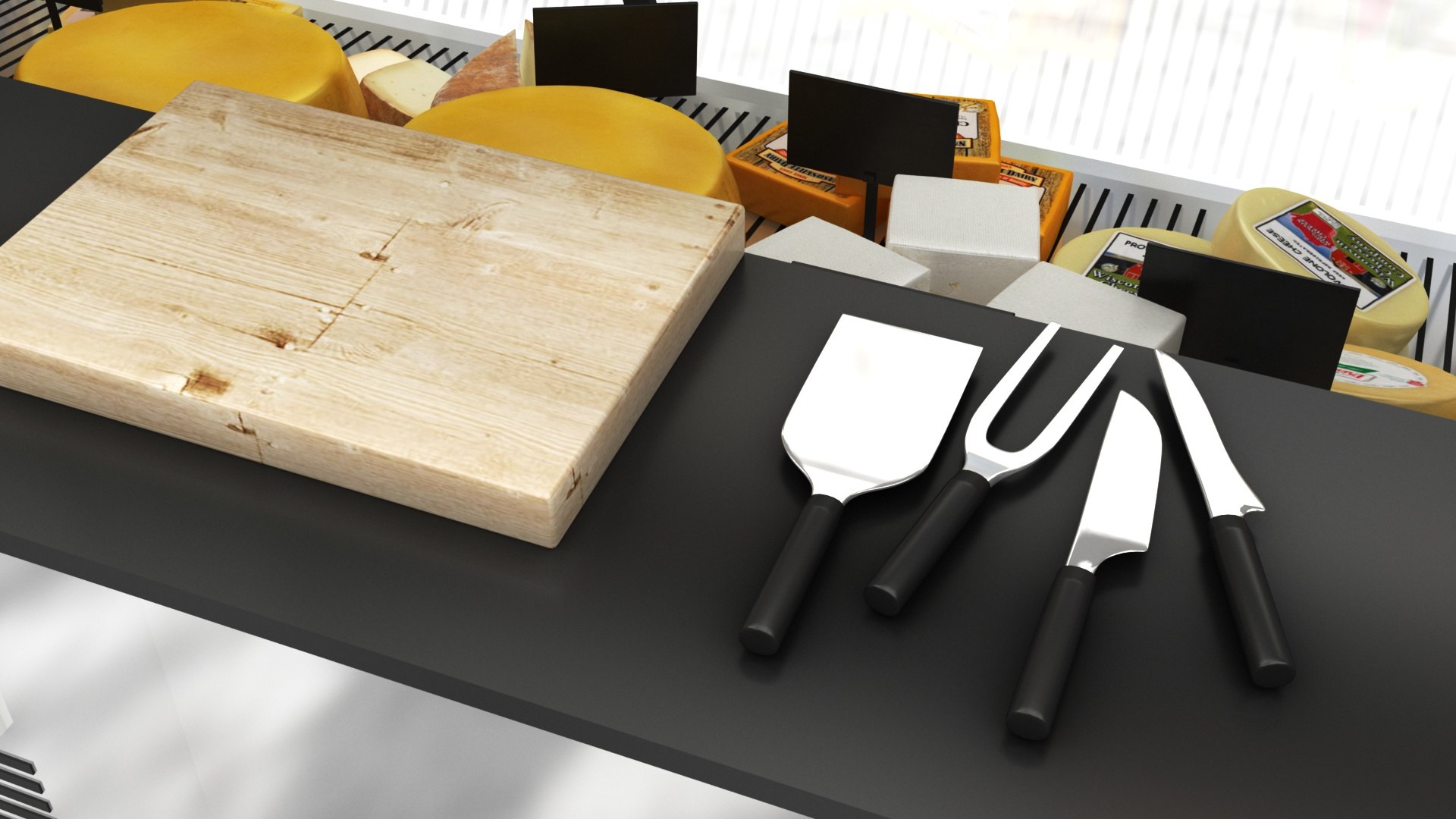 3D Cheese Display Stand - TurboSquid 1594459