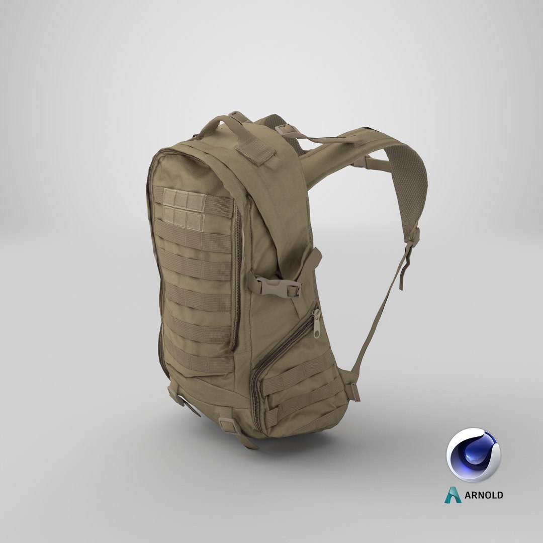 Realistic camping backpack medium model - TurboSquid 1449448