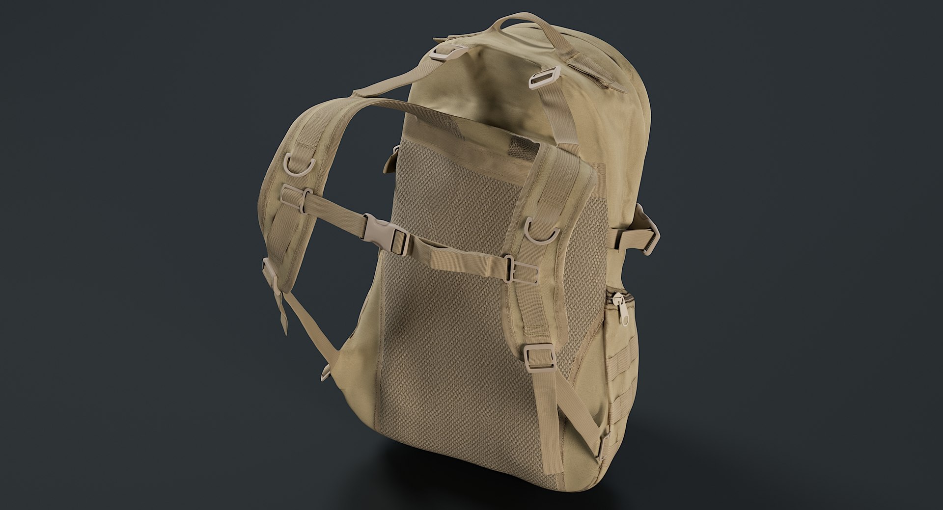 Realistic Camping Backpack Medium Model - TurboSquid 1449448