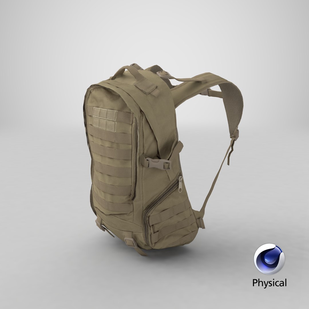 Realistic camping backpack medium model - TurboSquid 1449448