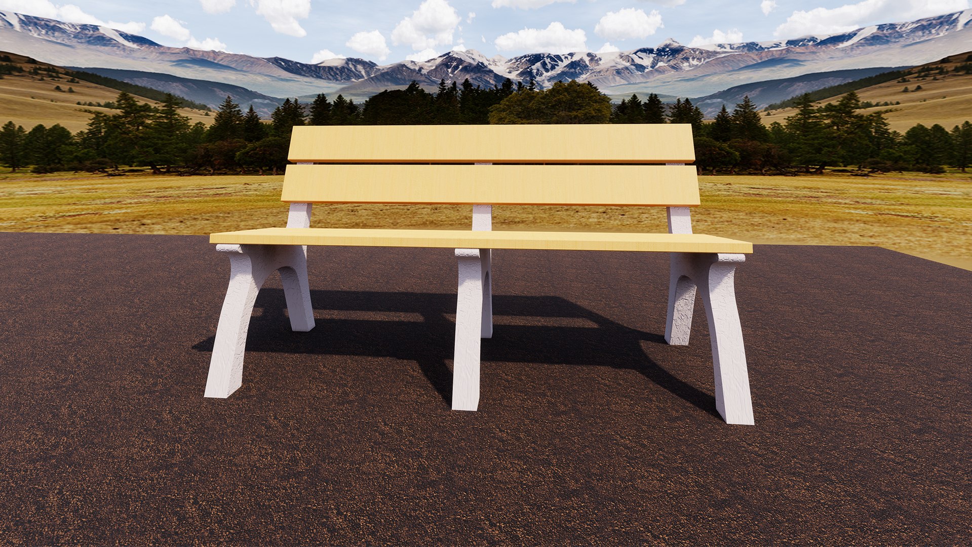 Benches Architectural 3D Model - TurboSquid 1633137