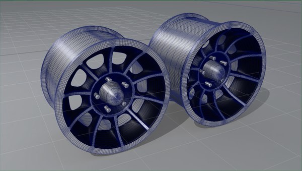 modelo 3d American Racing Vector Wheels General Lee - TurboSquid 627683