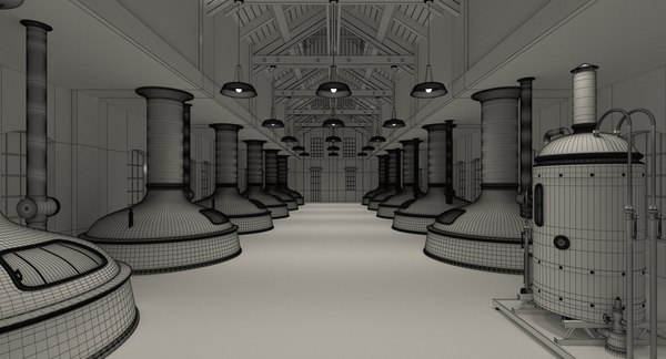 Brewery brewing kettles 3D model - TurboSquid 1214637