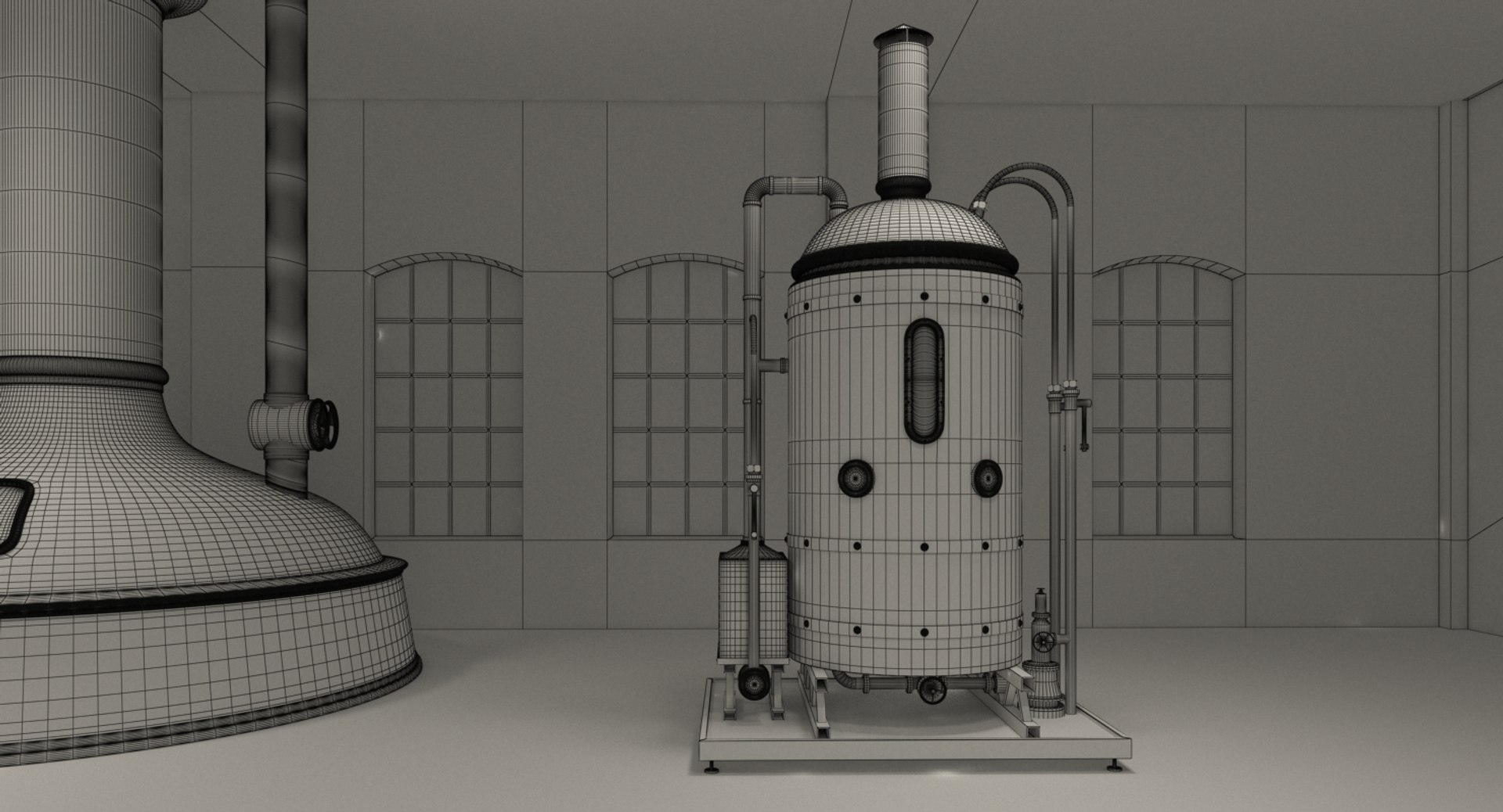 Brewery Brewing Kettles 3D Model - TurboSquid 1214637