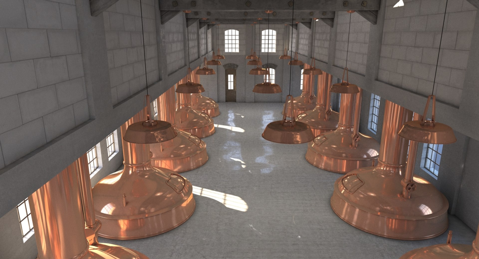 Brewery Brewing Kettles 3D Model - TurboSquid 1214637