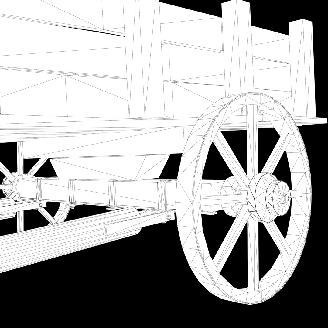 Low-poly 3D Model Of Cart 3D Model - TurboSquid 1897547
