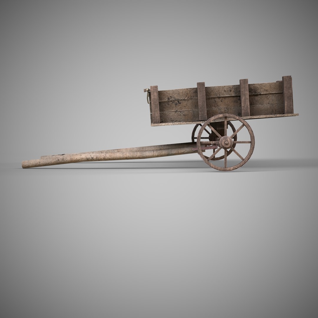 Low-poly 3D Model Of Cart 3D Model - TurboSquid 1897547