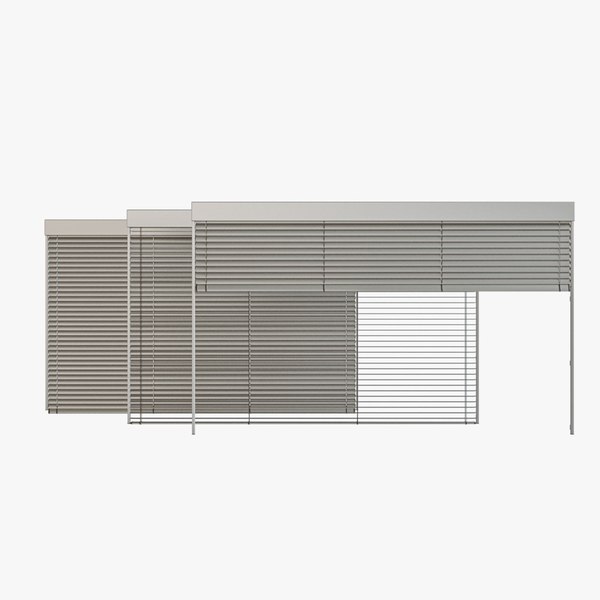 Venetian blinds rails x 3D model - TurboSquid 1583806