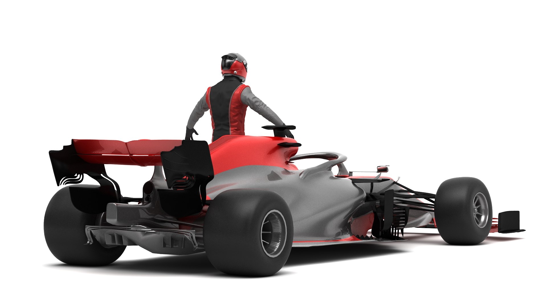Formula 1 And Racing Driver Rigged 3D Model - TurboSquid 1833854