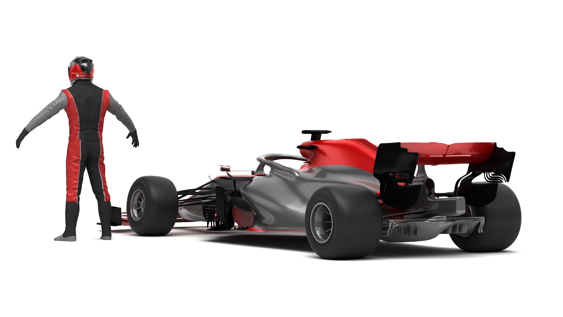 Formula 1 And Racing Driver Rigged 3D Model - TurboSquid 1833854