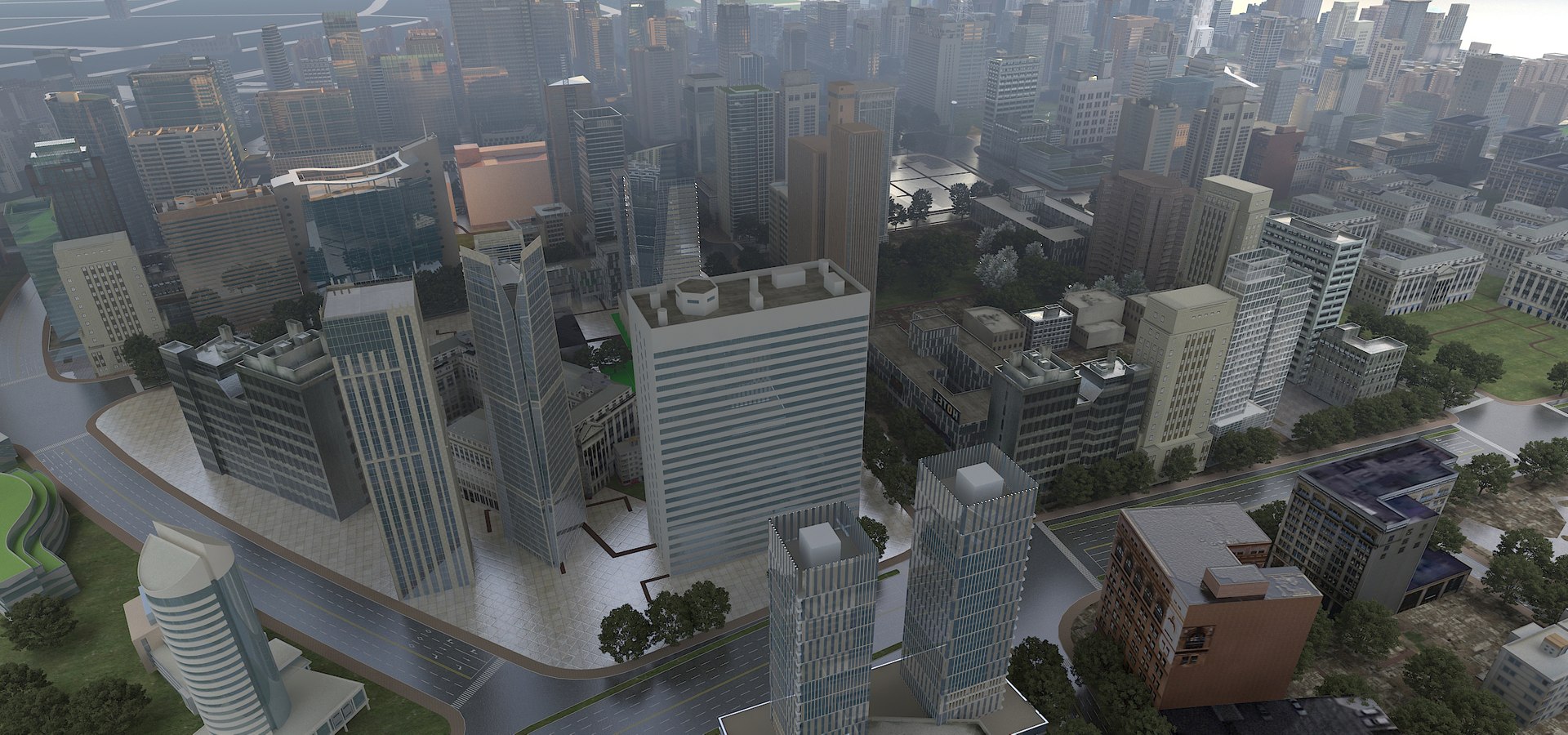 3D Modern City 02 - TurboSquid 1956480