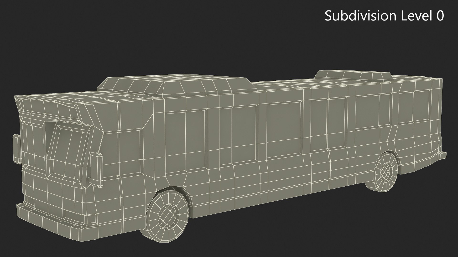 Low Poly Stylized Model Bus 3D Model - TurboSquid 2273179