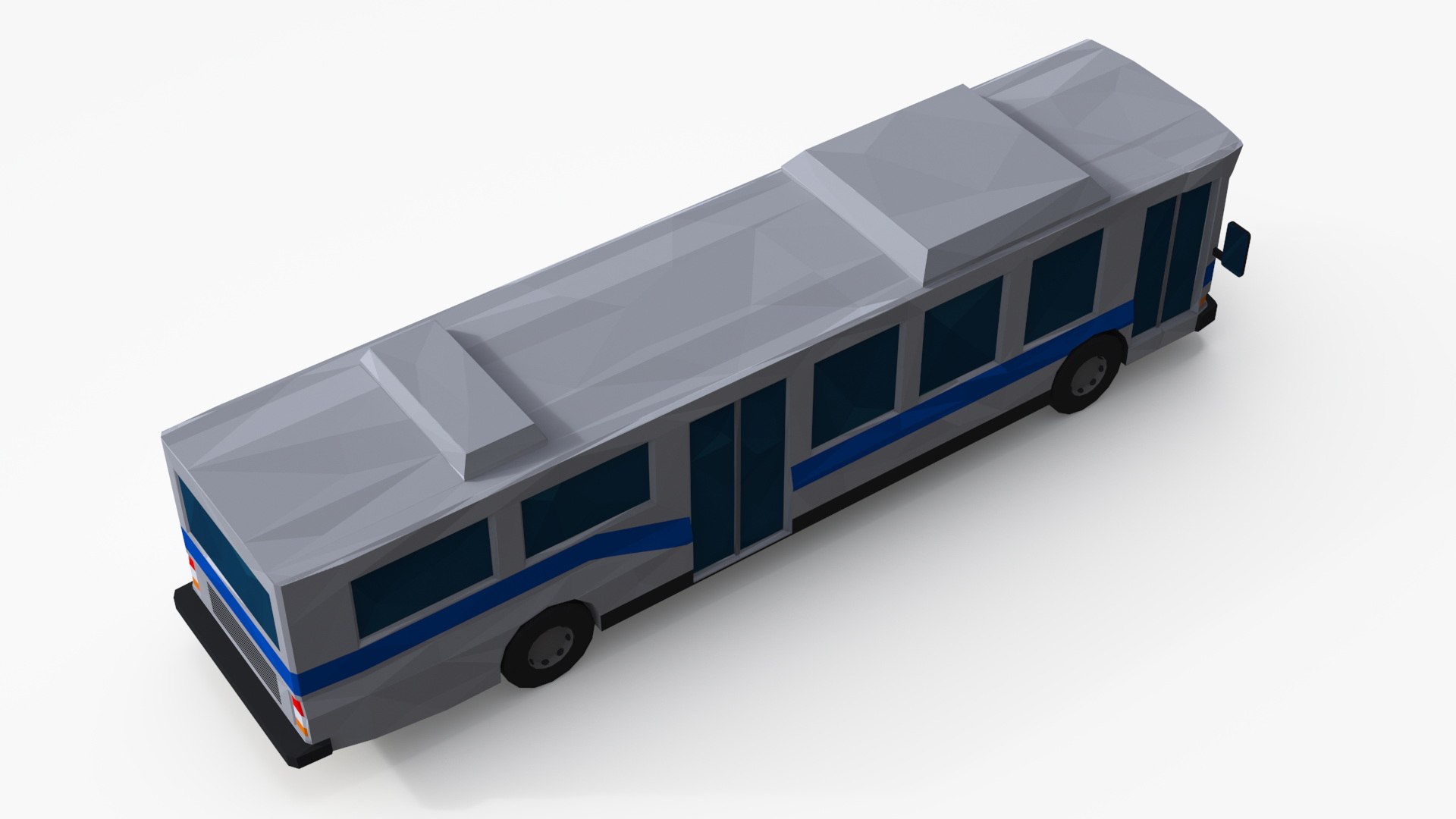 Low Poly Stylized Model Bus 3D Model - TurboSquid 2273179
