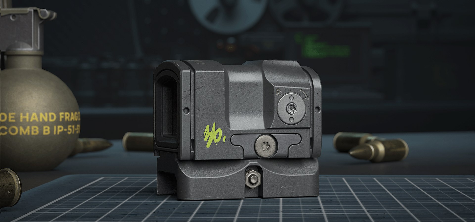 Aimpoint ACRO Default - Replica GameReady Low-poly 3D - TurboSquid 2069215