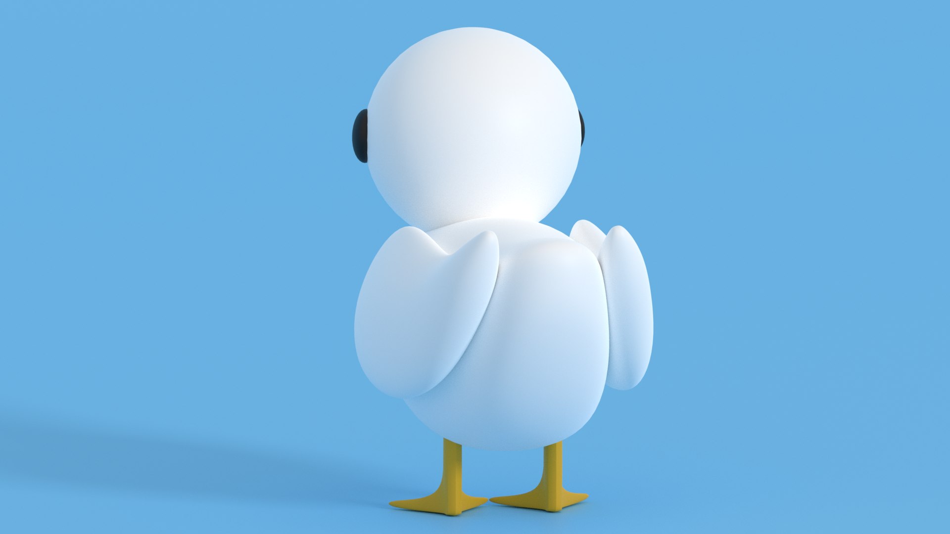 Cartoon Duck 3D Model - TurboSquid 2218806