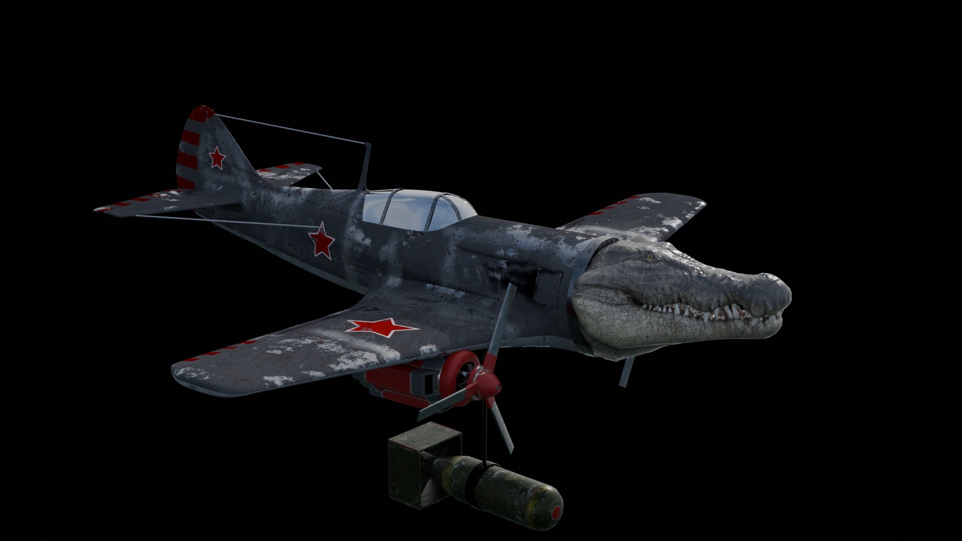 BOMBARDINO CROCODILO BOMBARDIRO CROCODILO 3D Model - TurboSquid 2395025