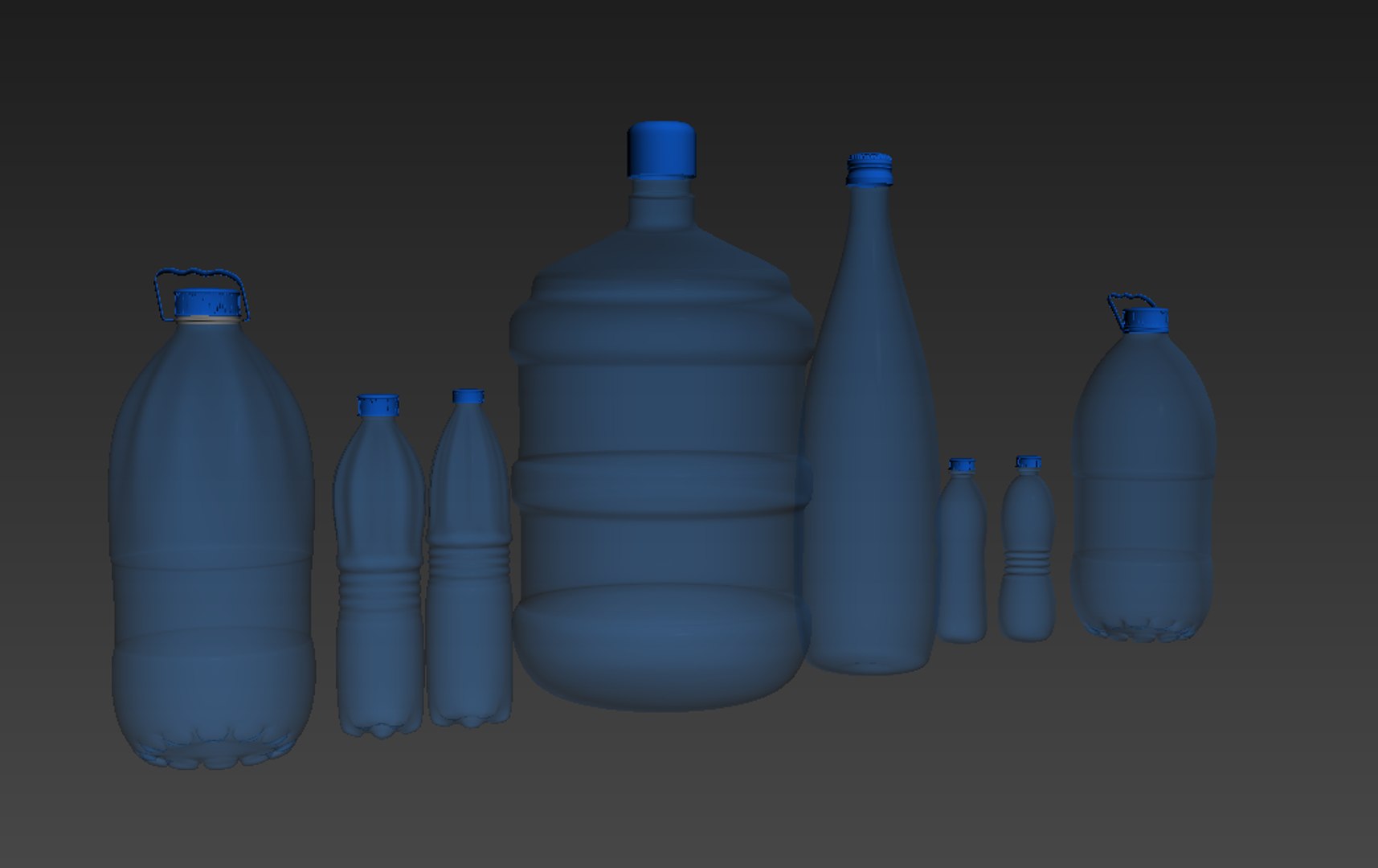 Water Bottle 3d Model
