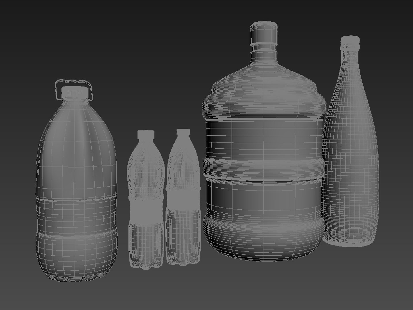 Water Bottle 3d Model