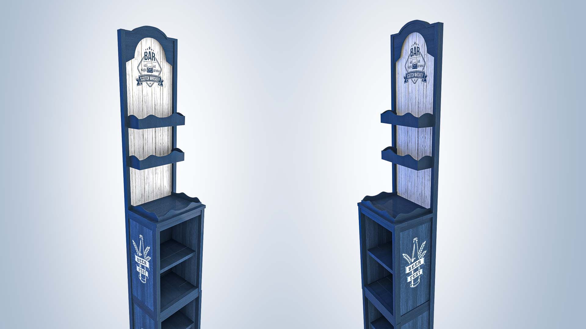 Product Display Rack 3D Model - TurboSquid 2039819