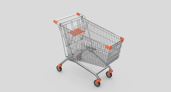 shopping cart 3d model