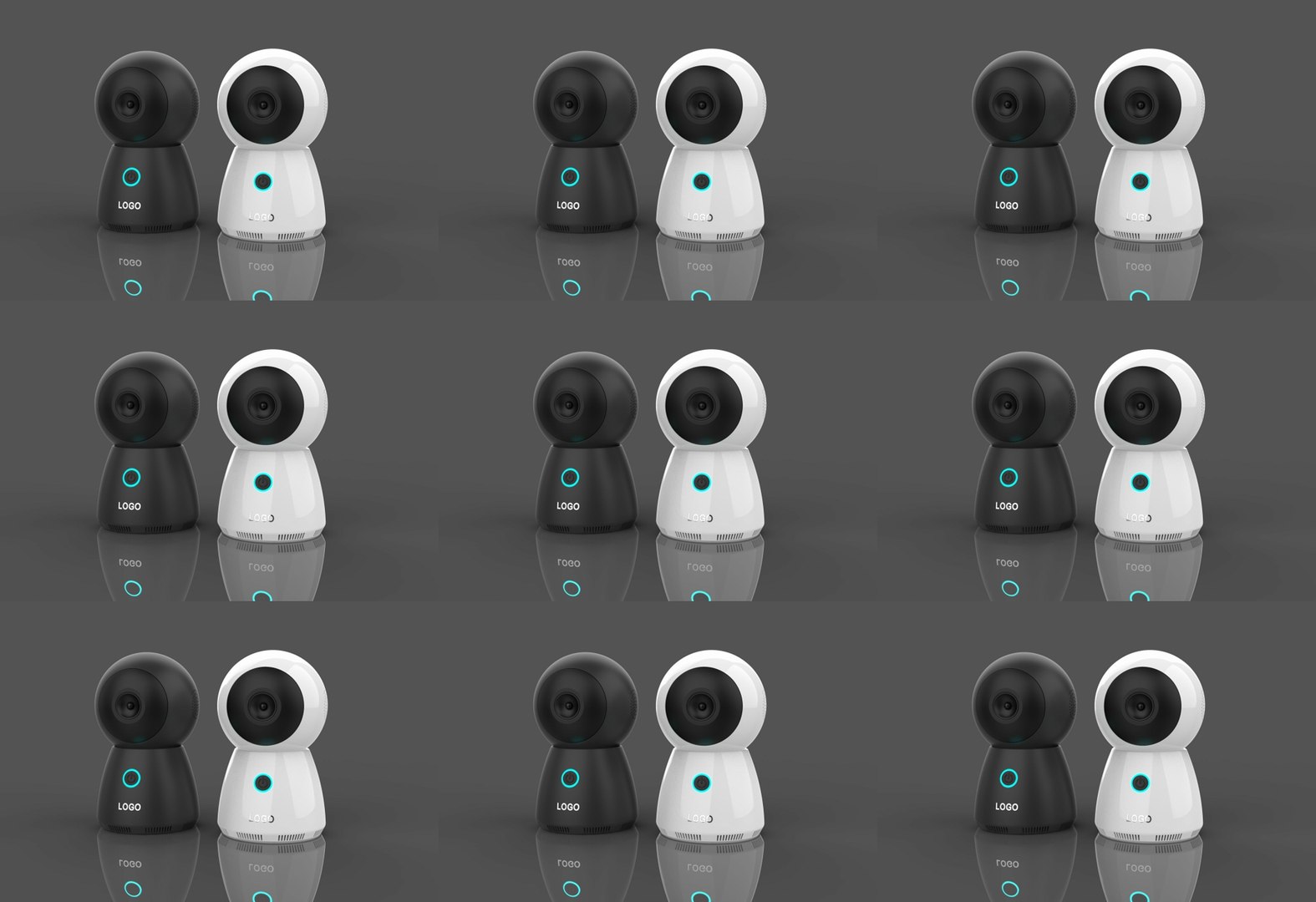 3D Model Camera Probe Monitor Monitor Security Monitoring Device Second ...