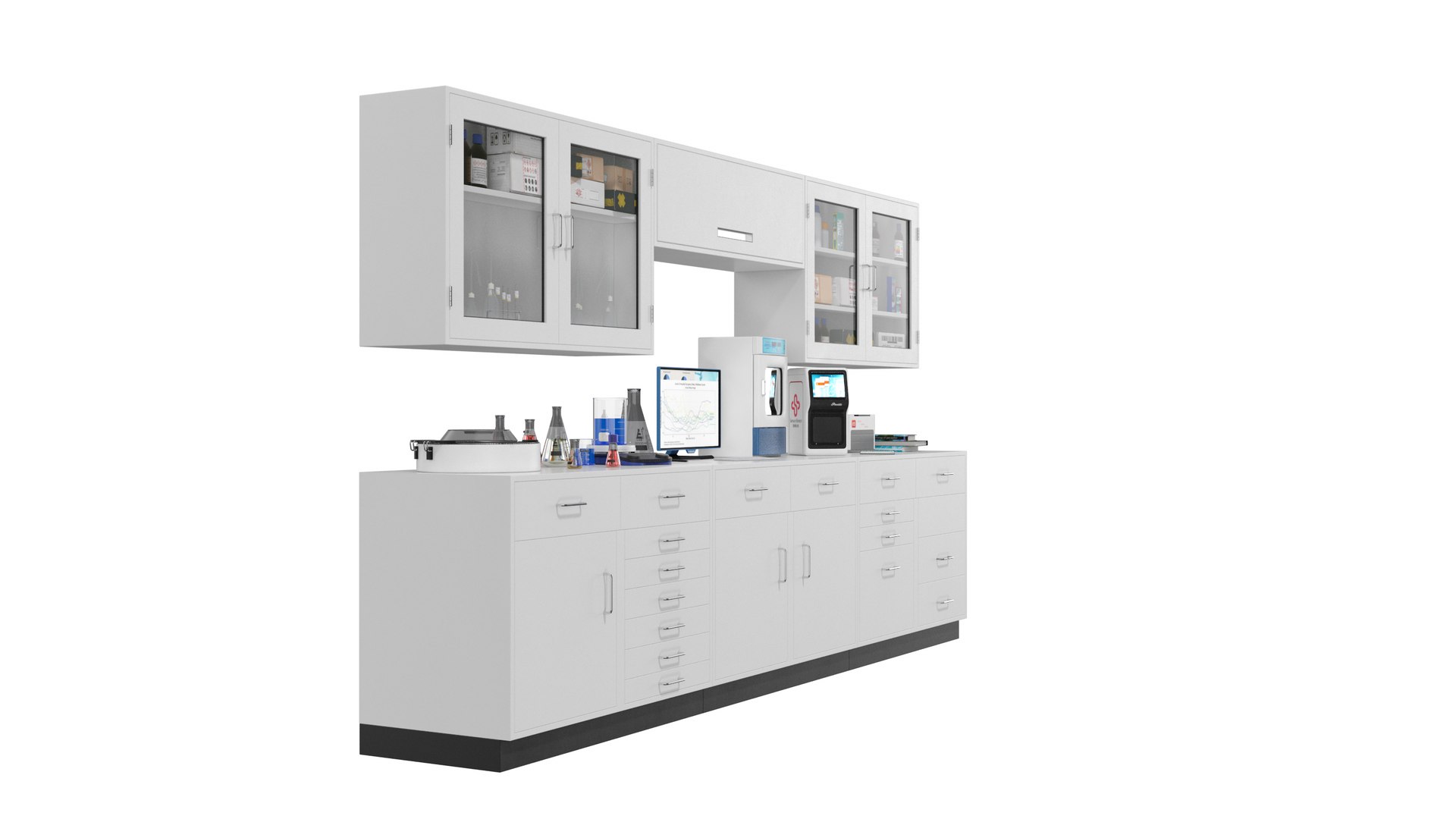 Laboratory Cabinets 3D Model - TurboSquid 1769637