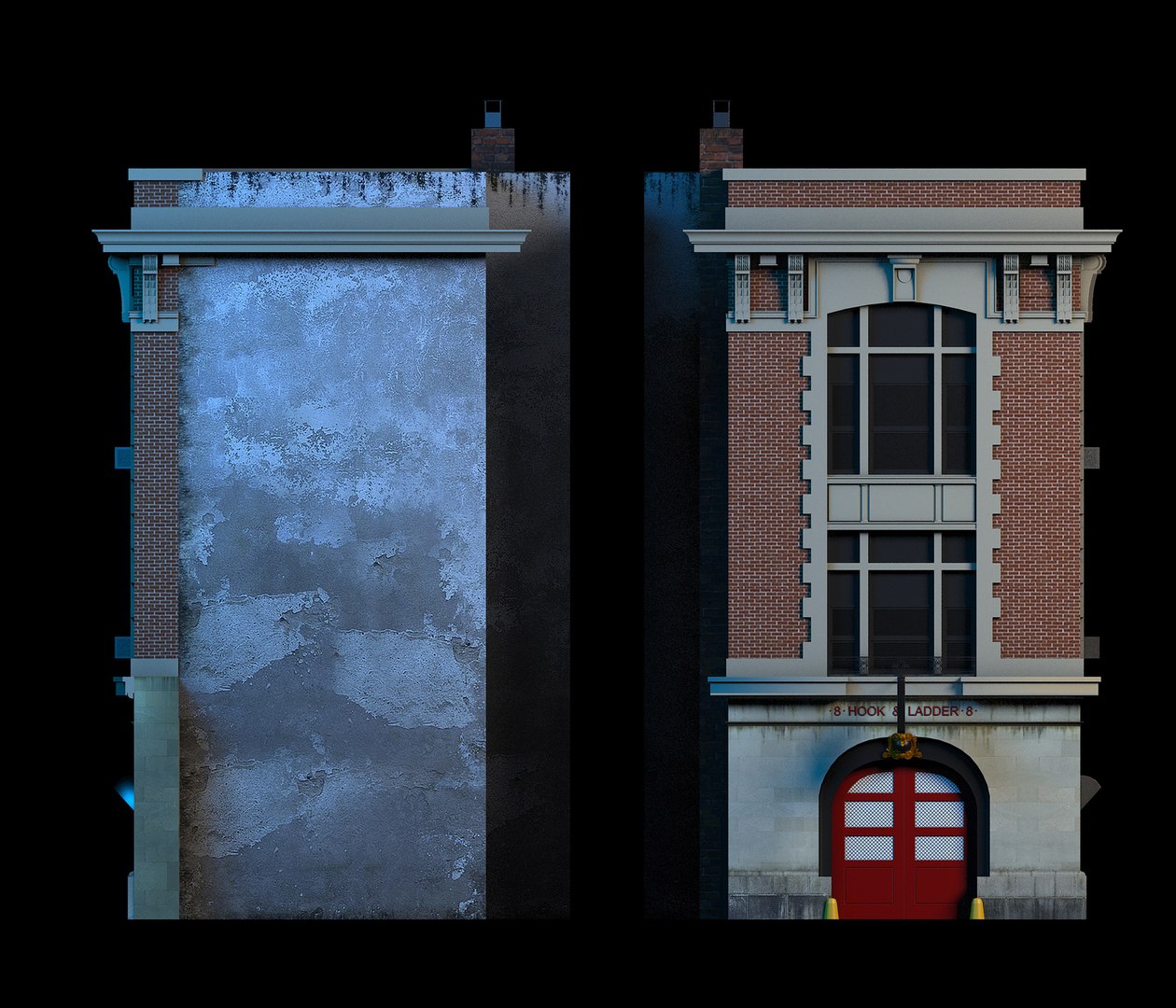 Ghostbusters Home 3D - TurboSquid 2049541