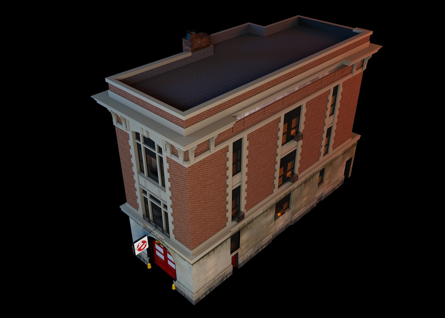 Ghostbusters Home 3D - TurboSquid 2049541
