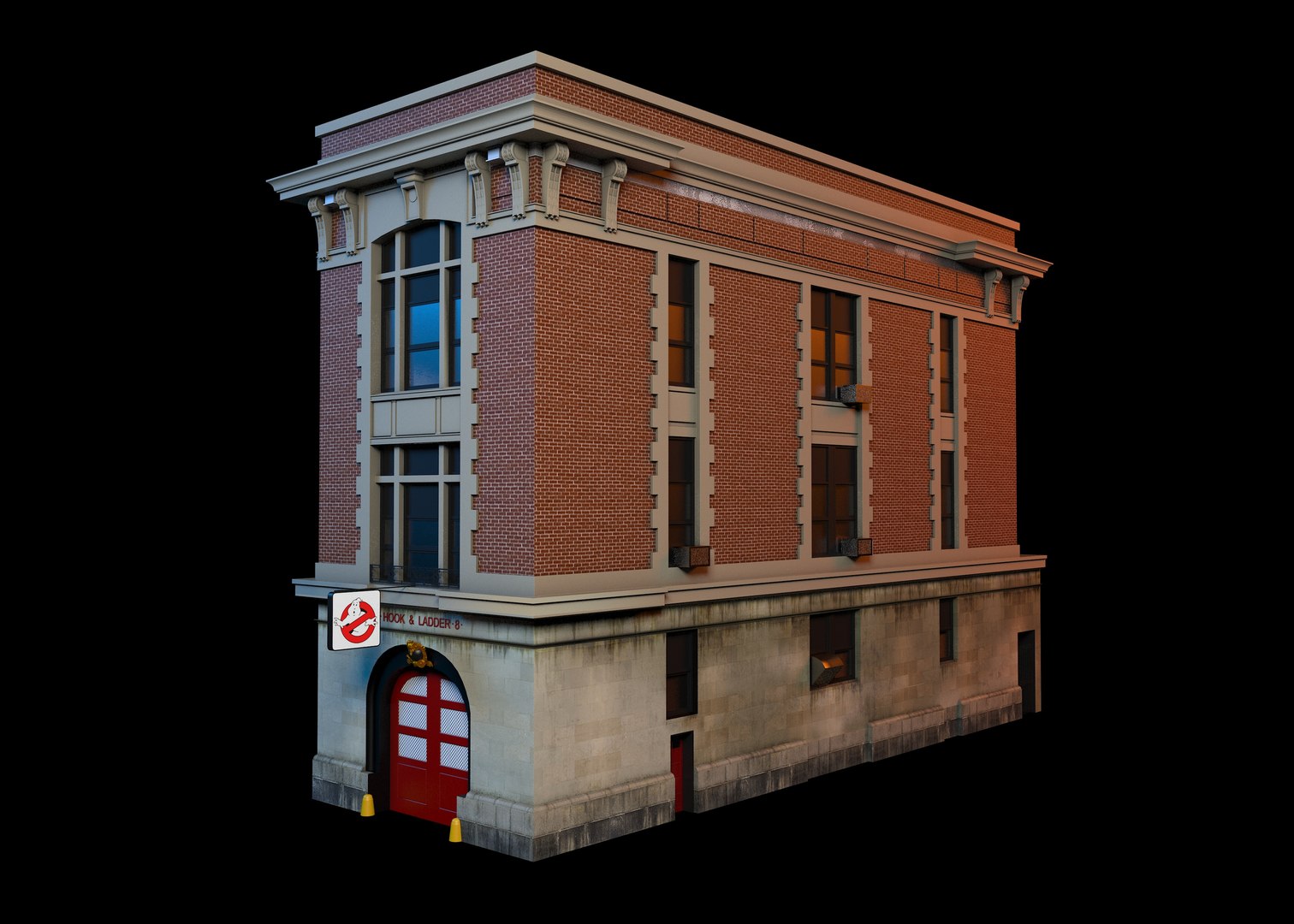 Ghostbusters Home 3D - TurboSquid 2049541