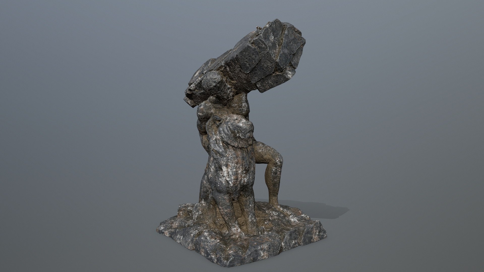 Hercules And Lion 3D - TurboSquid 1965408