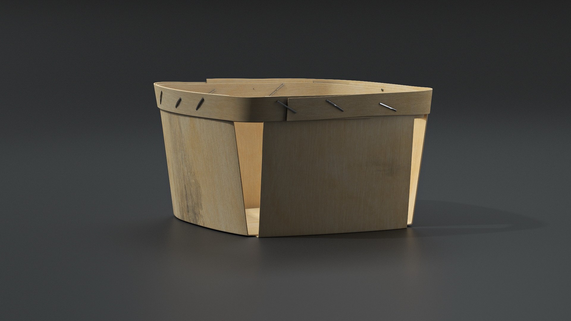 3D Vented Wooden Box - TurboSquid 1997963