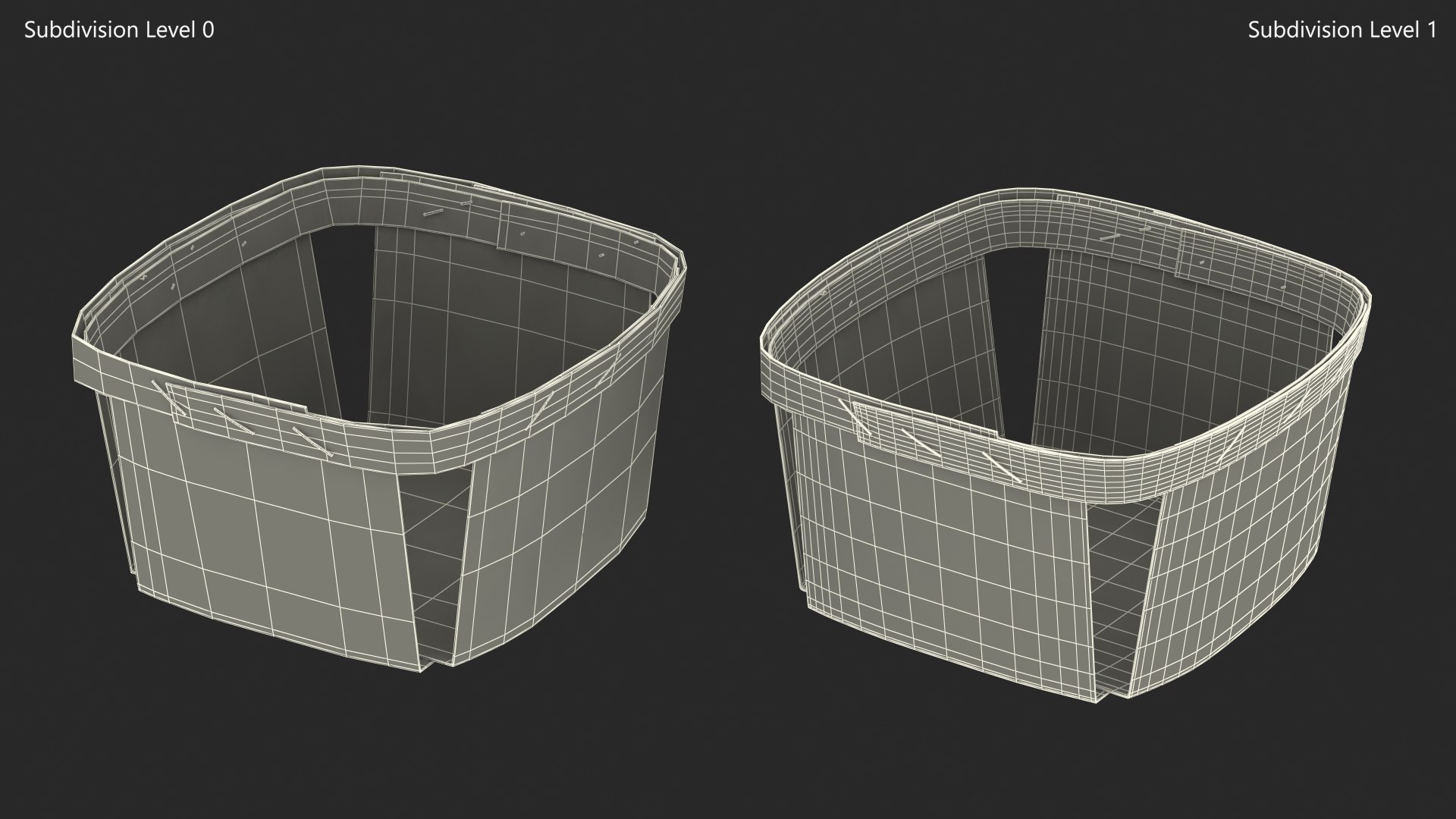 3D Vented Wooden Box - TurboSquid 1997963