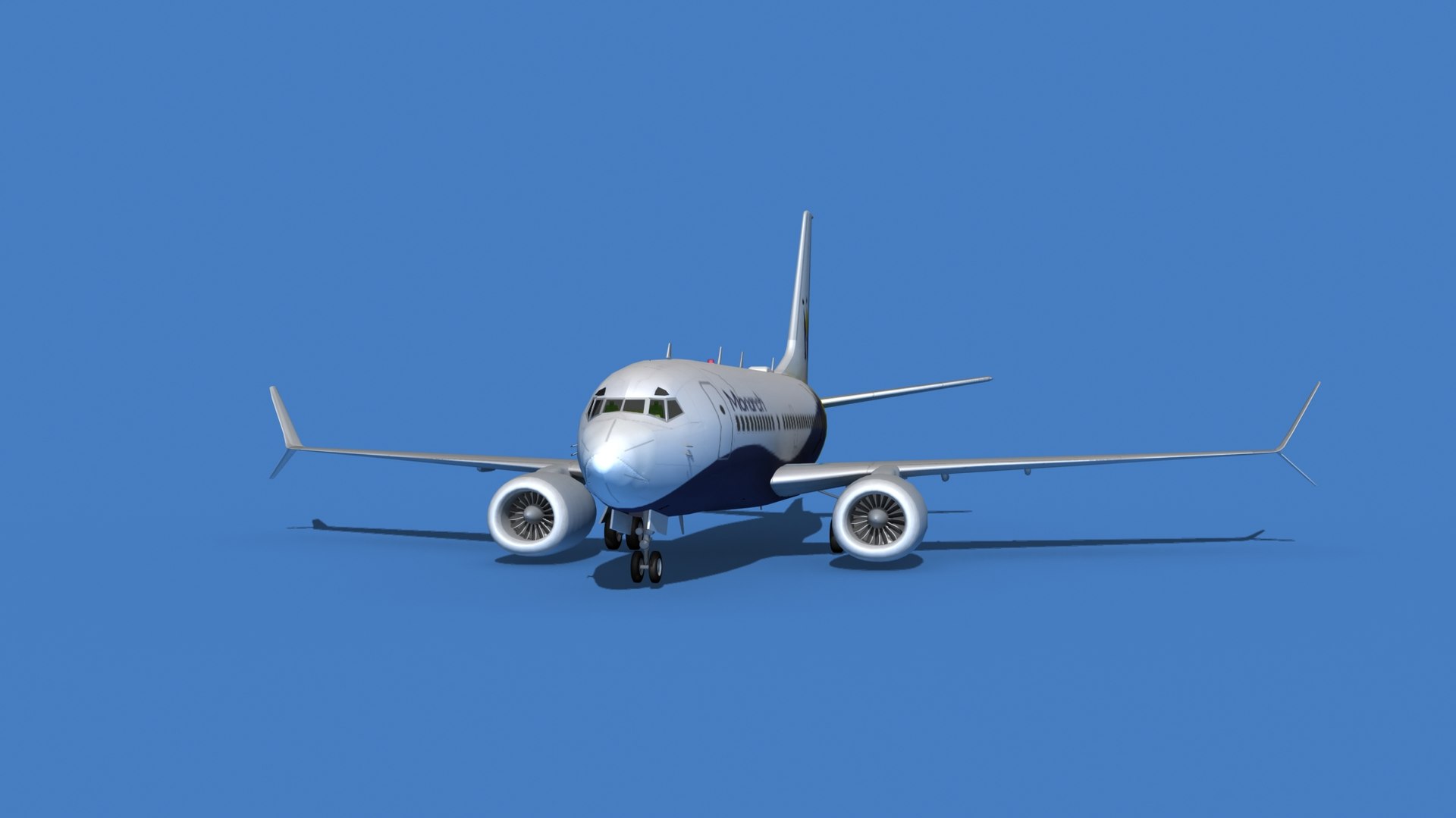 Boeing 737 Max 7 Monarch 3D Model - TurboSquid 1762703